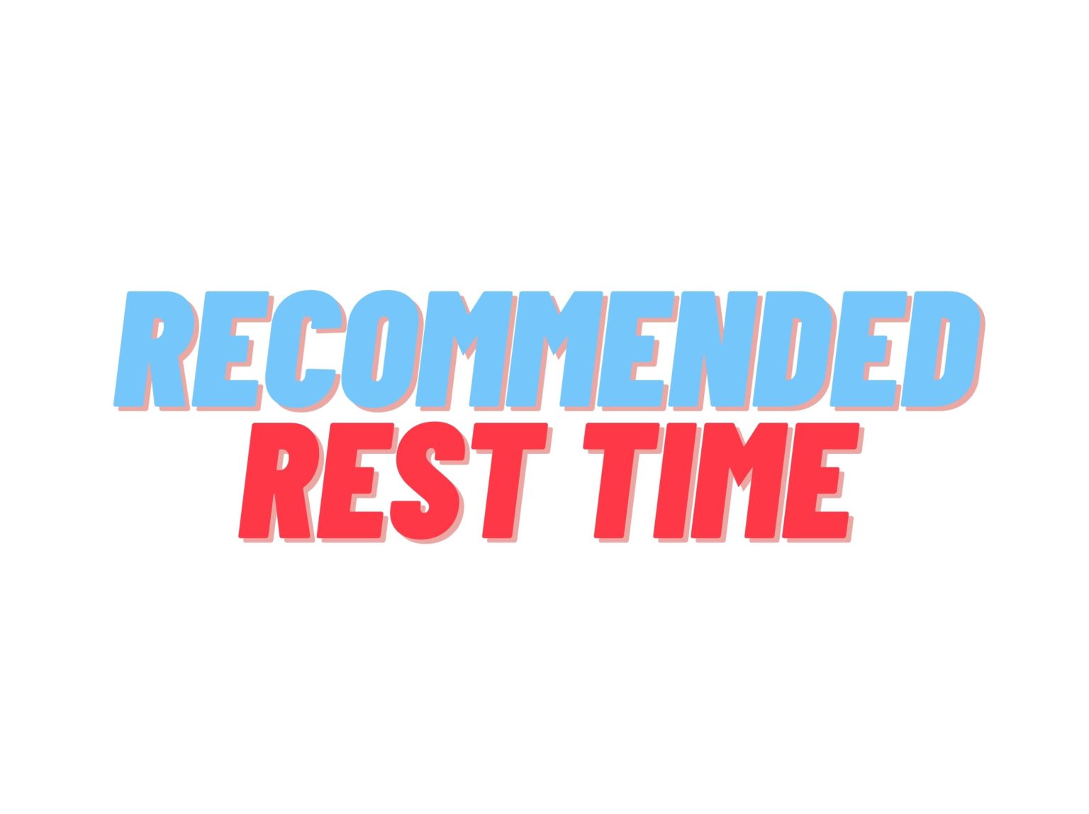 Trainer Tip Tuesday: Recommended Rest Time - Carle